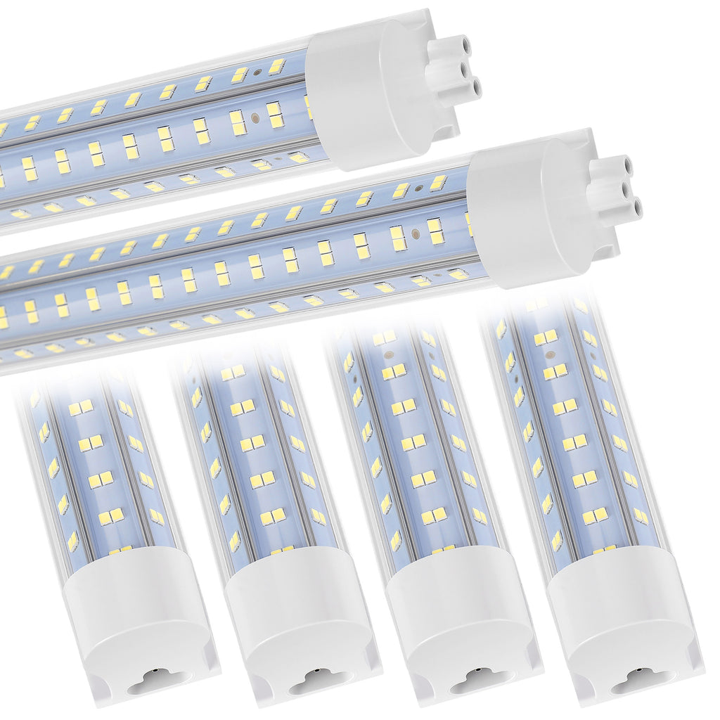 6 pack 4-Foot LED Shop Light U shaped/4ft LED Light Fixture - 70W ...